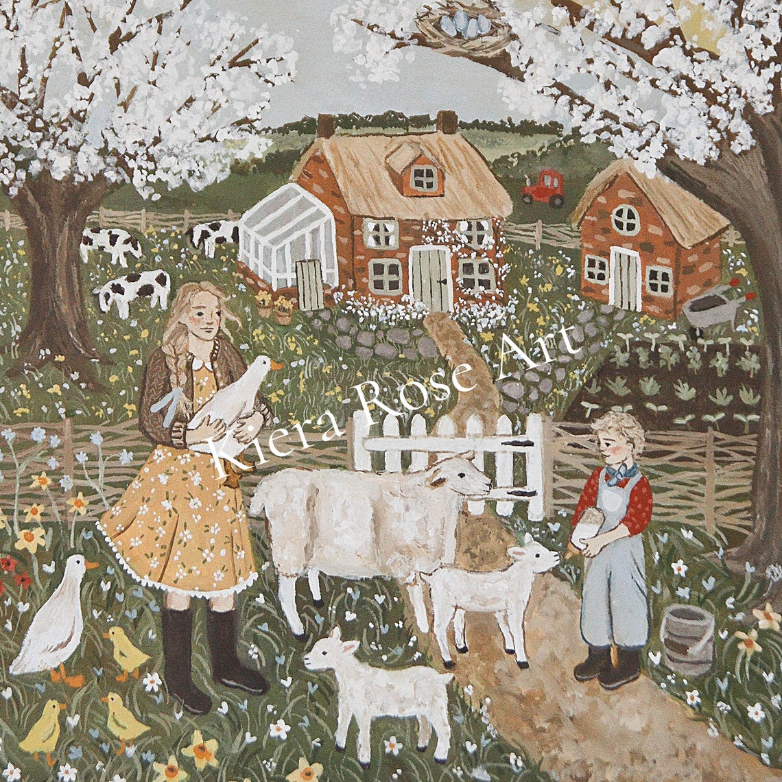 Spring at Gooseberry Farm - Etsy