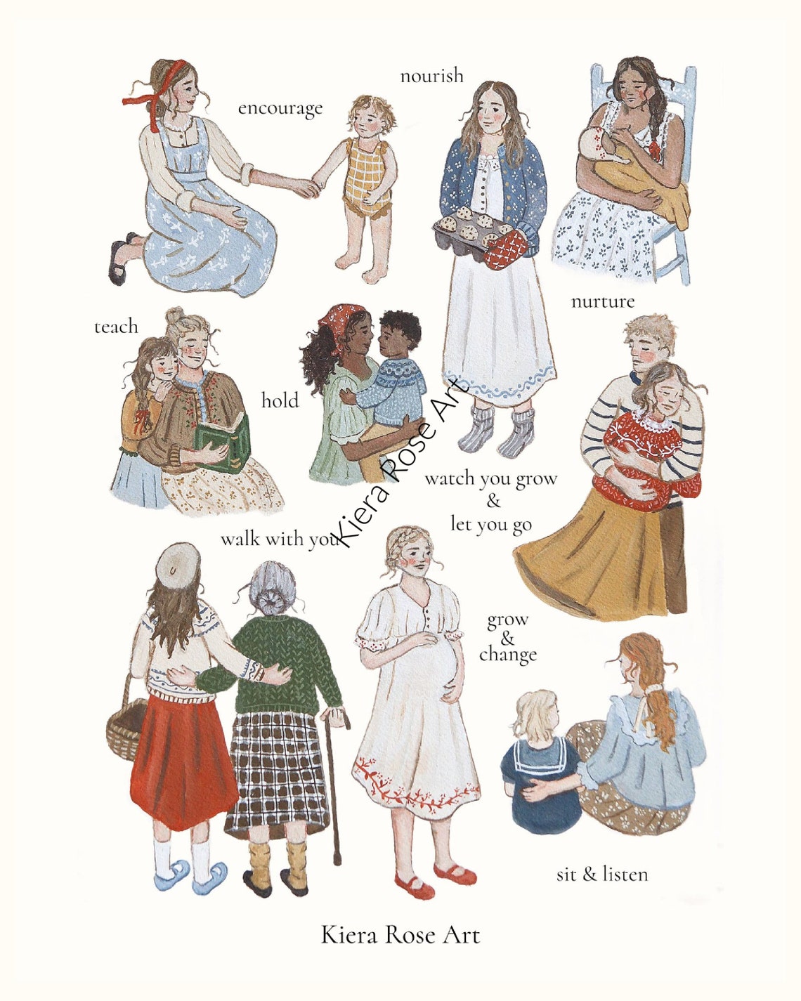 Seasons of Motherhood Printable - Etsy