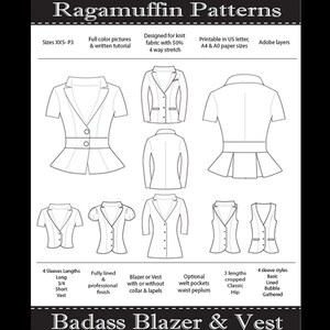 Badass Blazer & Vest - Etsy