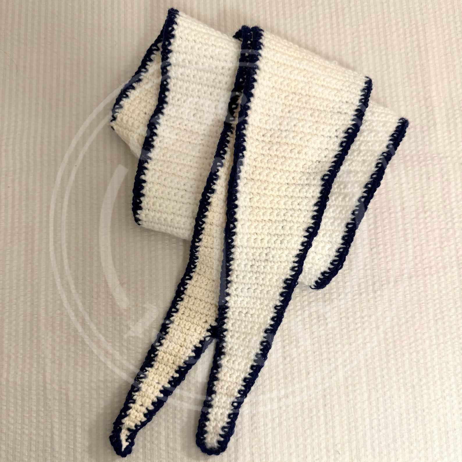 French Crochet Scarf Pattern PDF - Etsy