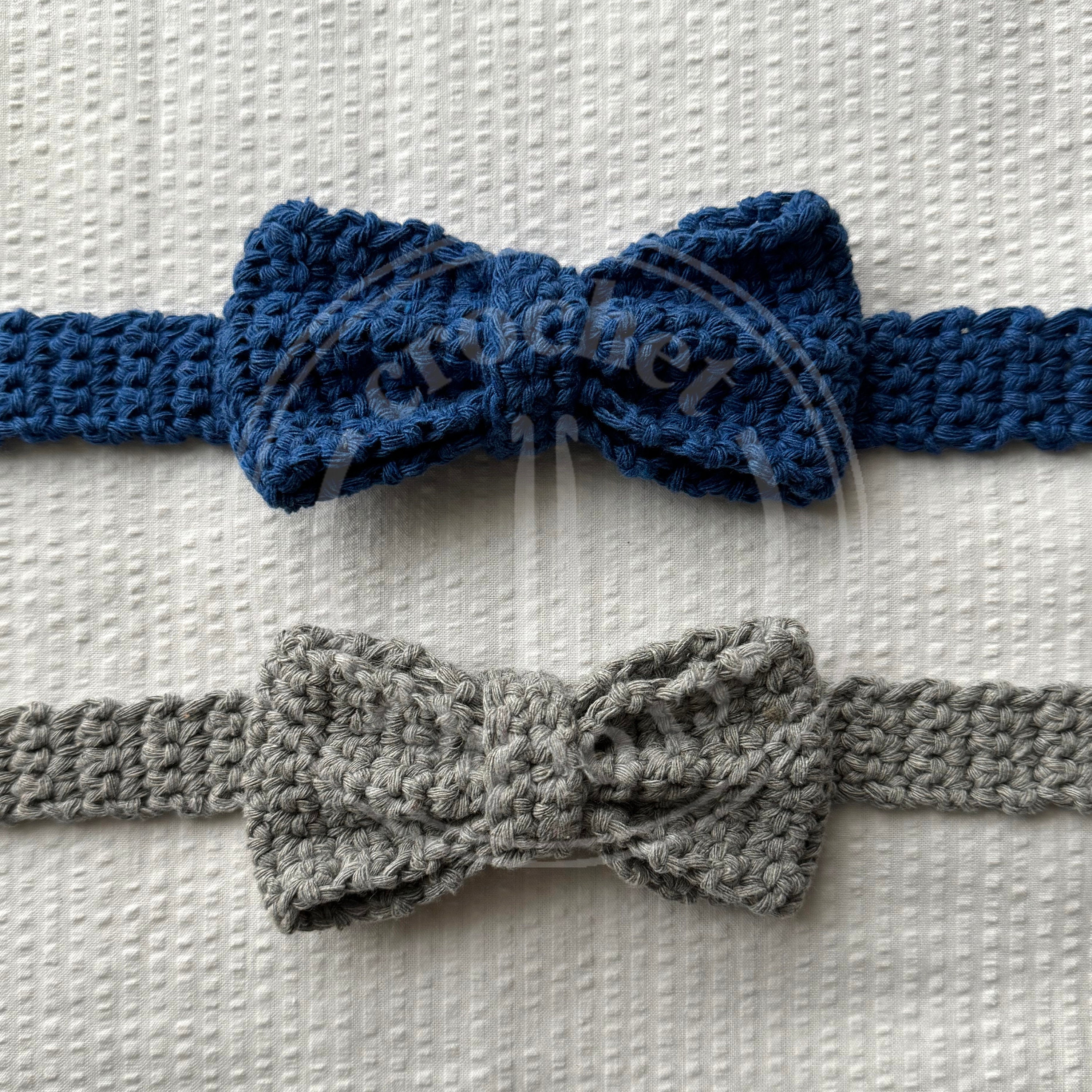 Crochet Pattern Bow Tie English PDF - Etsy