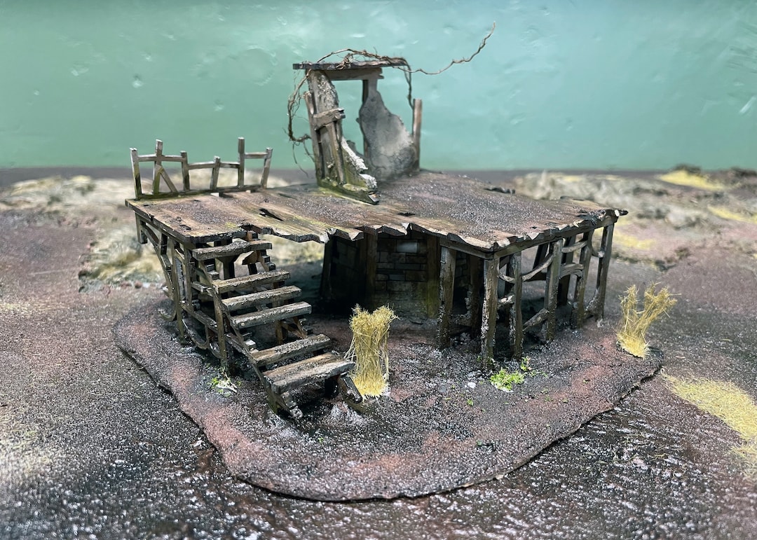 Miniature Wargame Terrain Ruined Windmill - Etsy