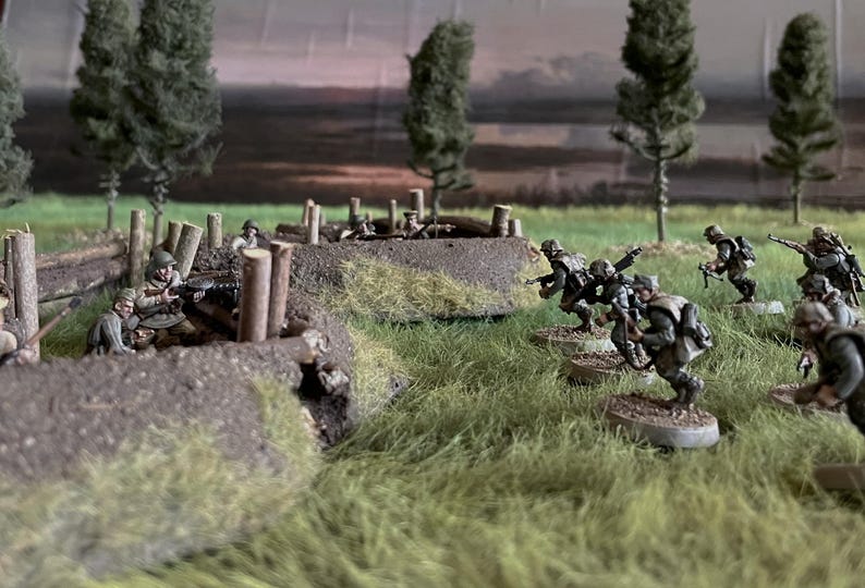 Tabletop Wargame Terrain, Modular Entrenchments, 28mm, RPG, ACW-WWII - Etsy