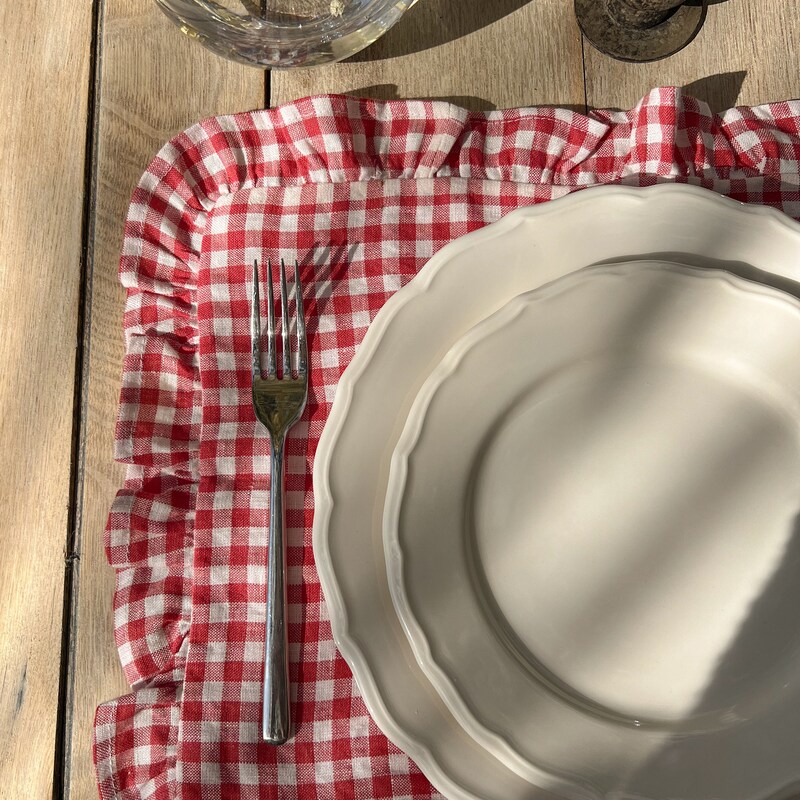 Gingham Placemats - Etsy