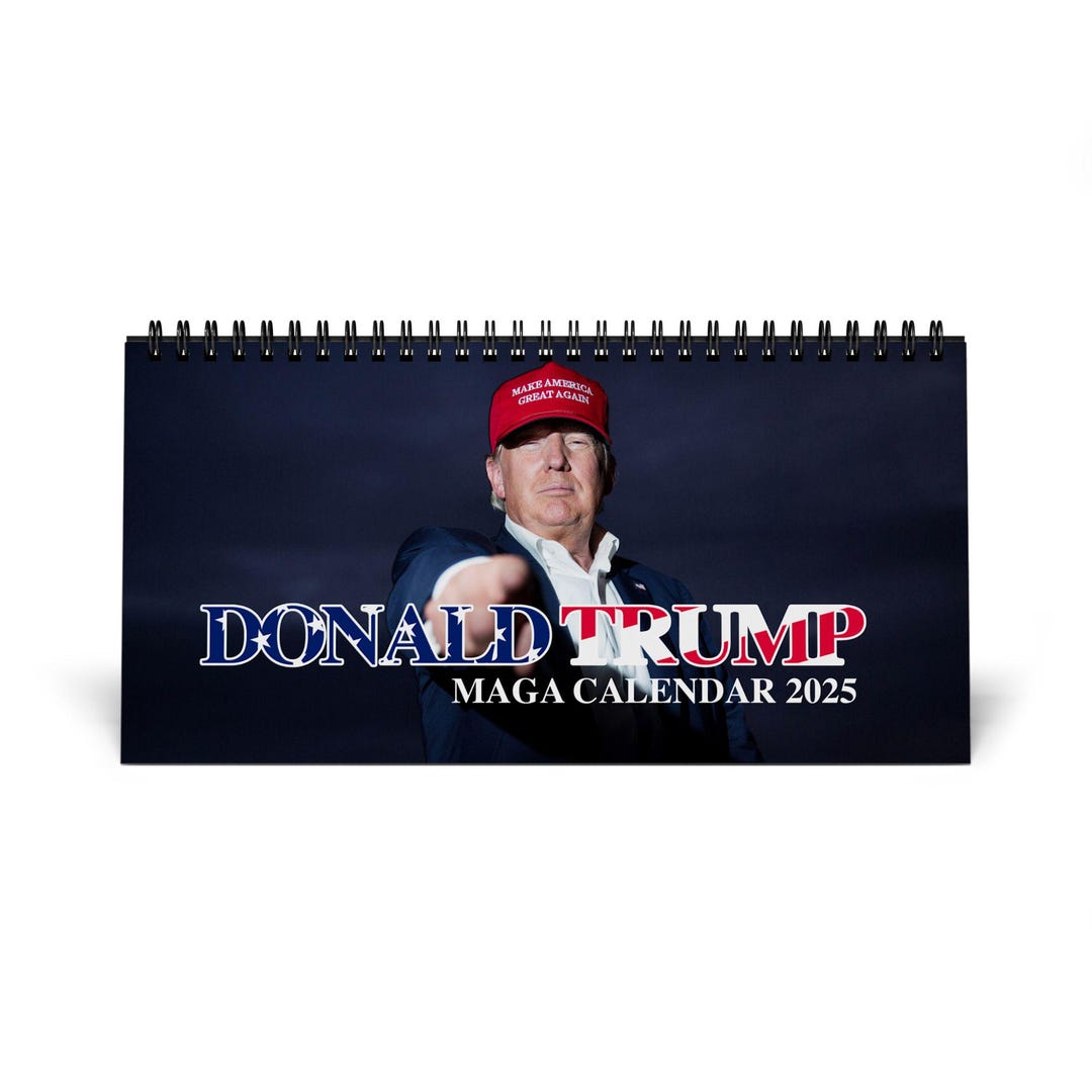 Donald J Trump Gift Desktop Calendar for Him 2025 MAGA UK Delivery - Etsy