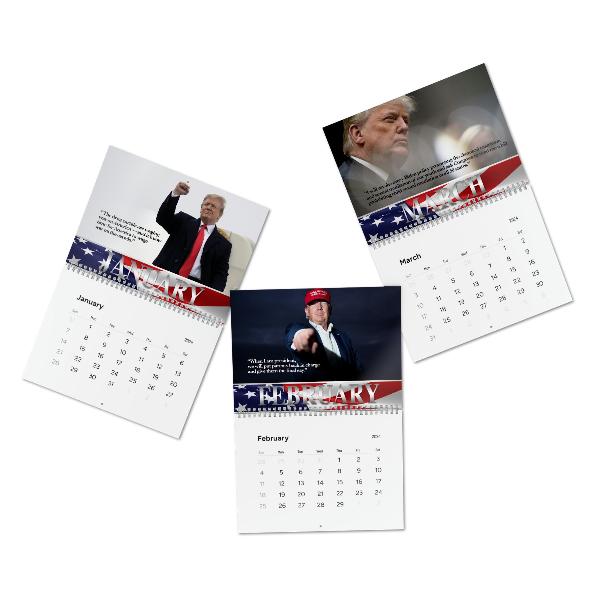 Donald Trump MAGA Calendar 2024 sold by Reeta-Delineation | SKU 3763114 ...