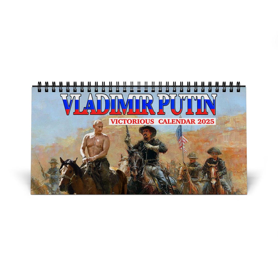 Vladimir Putin Victorious Desk Calendar 2025 UK - Etsy