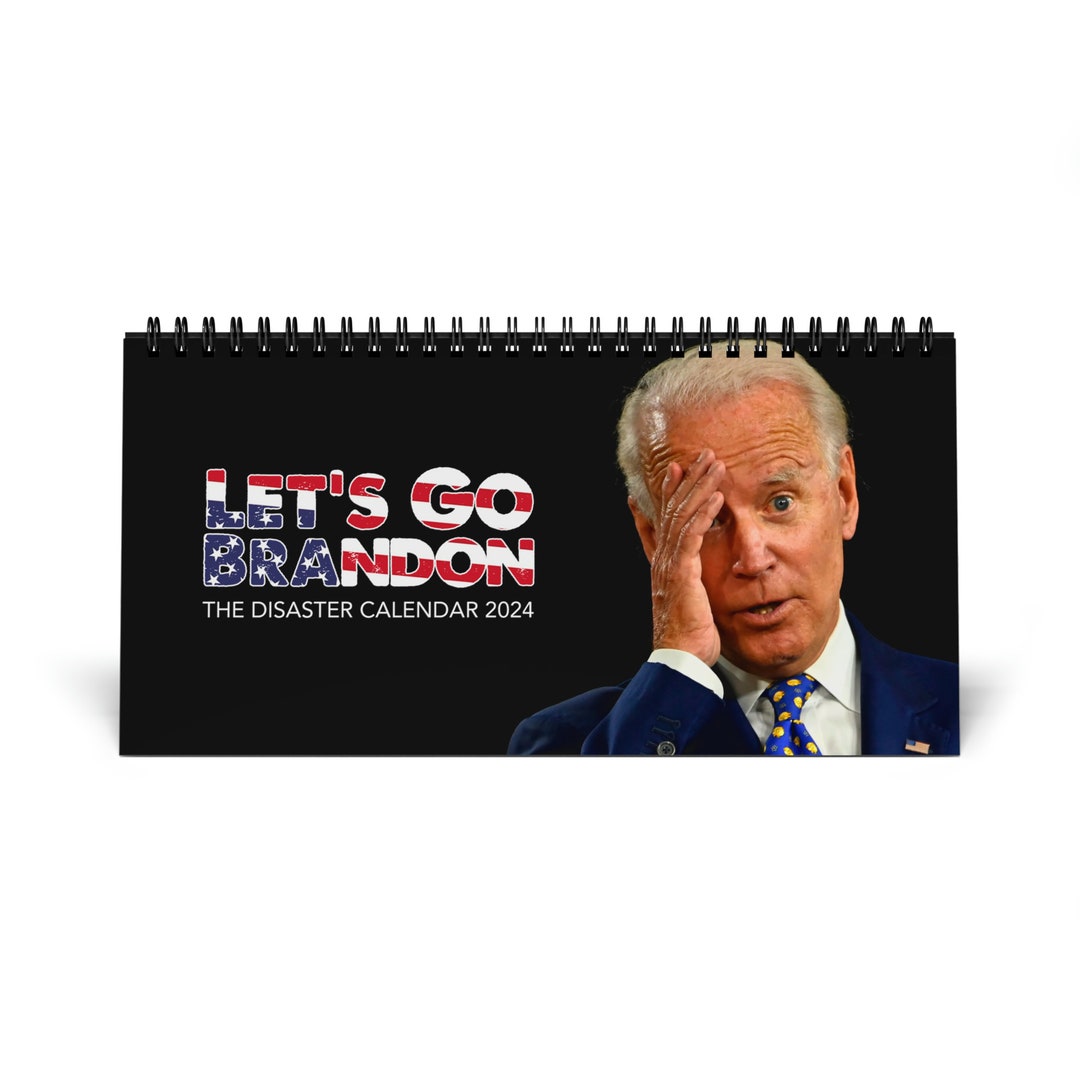 Biden Wall Calendar 2024 Let's Go Brandon US - Etsy