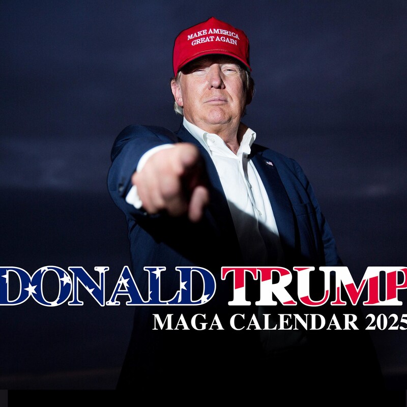 Trump 2025 Wall Calendar - Etsy