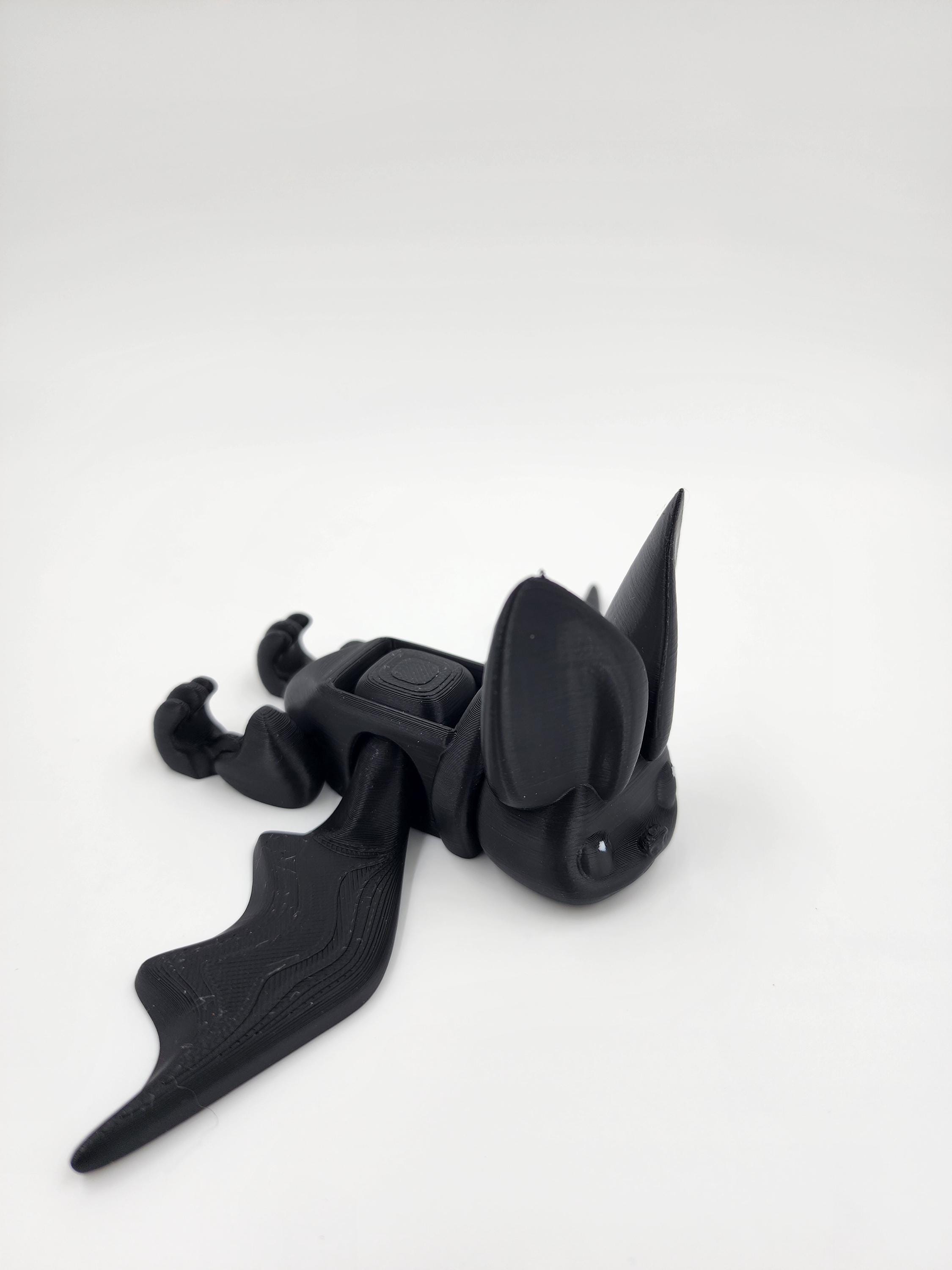 Articulated Glider Bat – 3D Printed Flexi Bat | Poseable Desk Toy ...