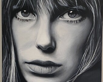Portrait of Jane Birkin Made With Pencils - Etsy