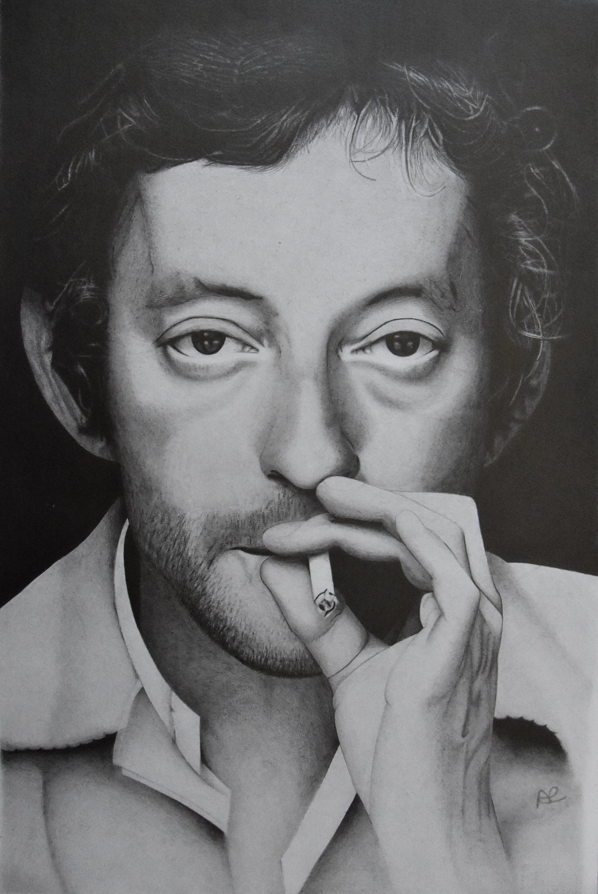 Portrait De Serge Gainsbourg - Etsy
