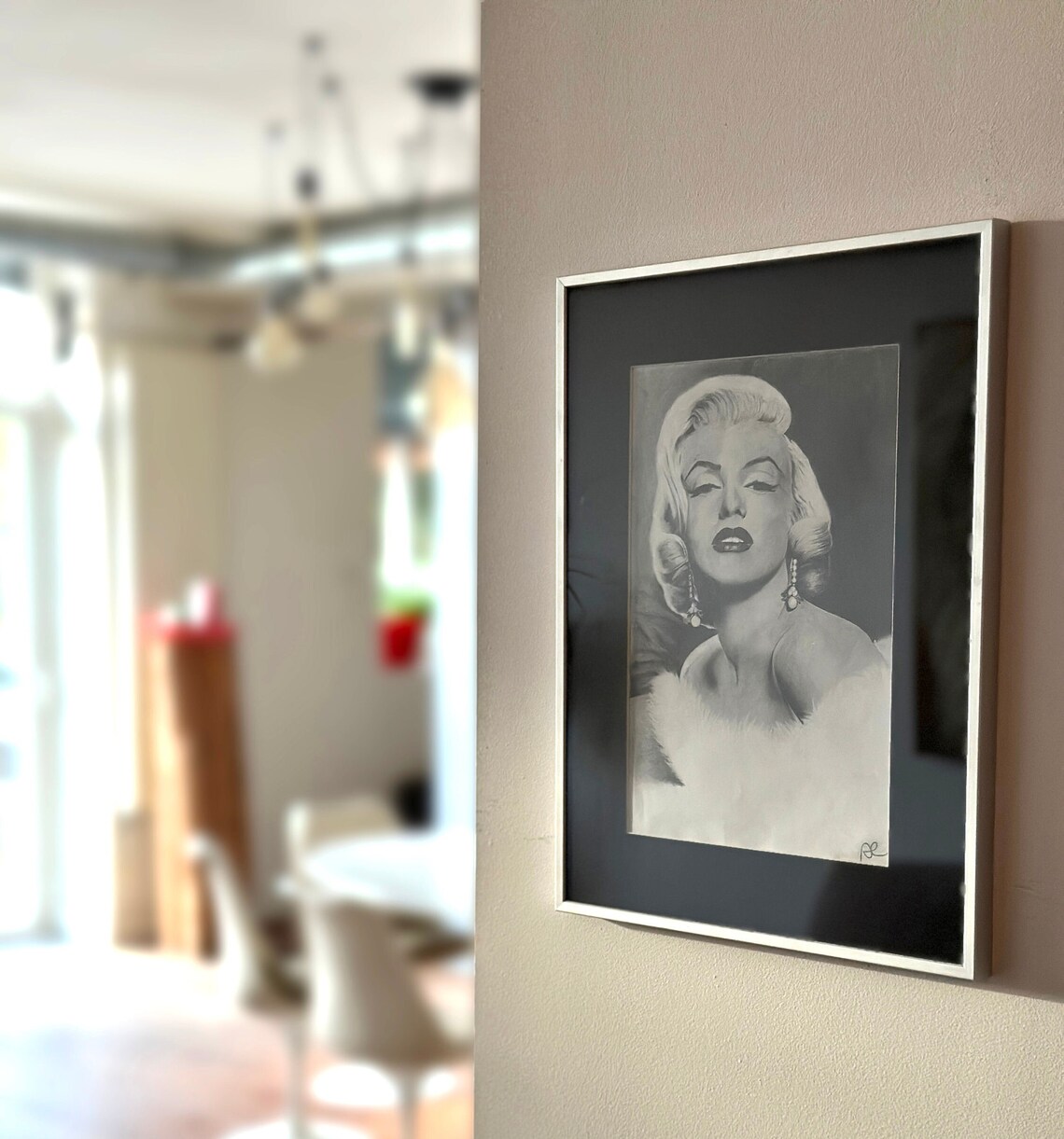 Portrait of Maryline Monroe - Etsy
