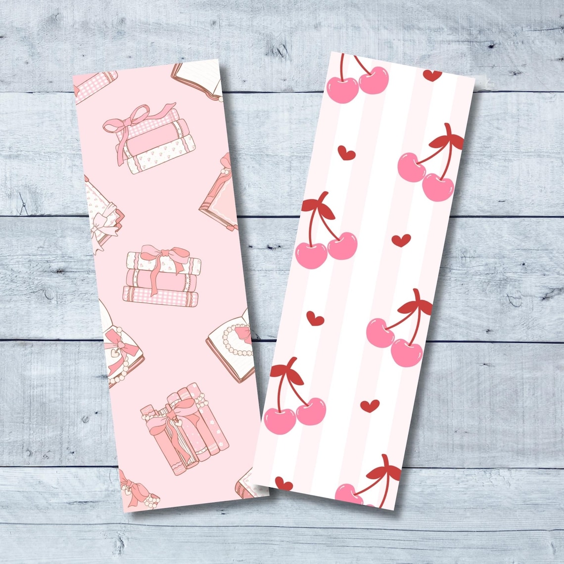 Coquette Printable Bookmarks Digital Bookmarks Cute Pastel Bookmarks ...