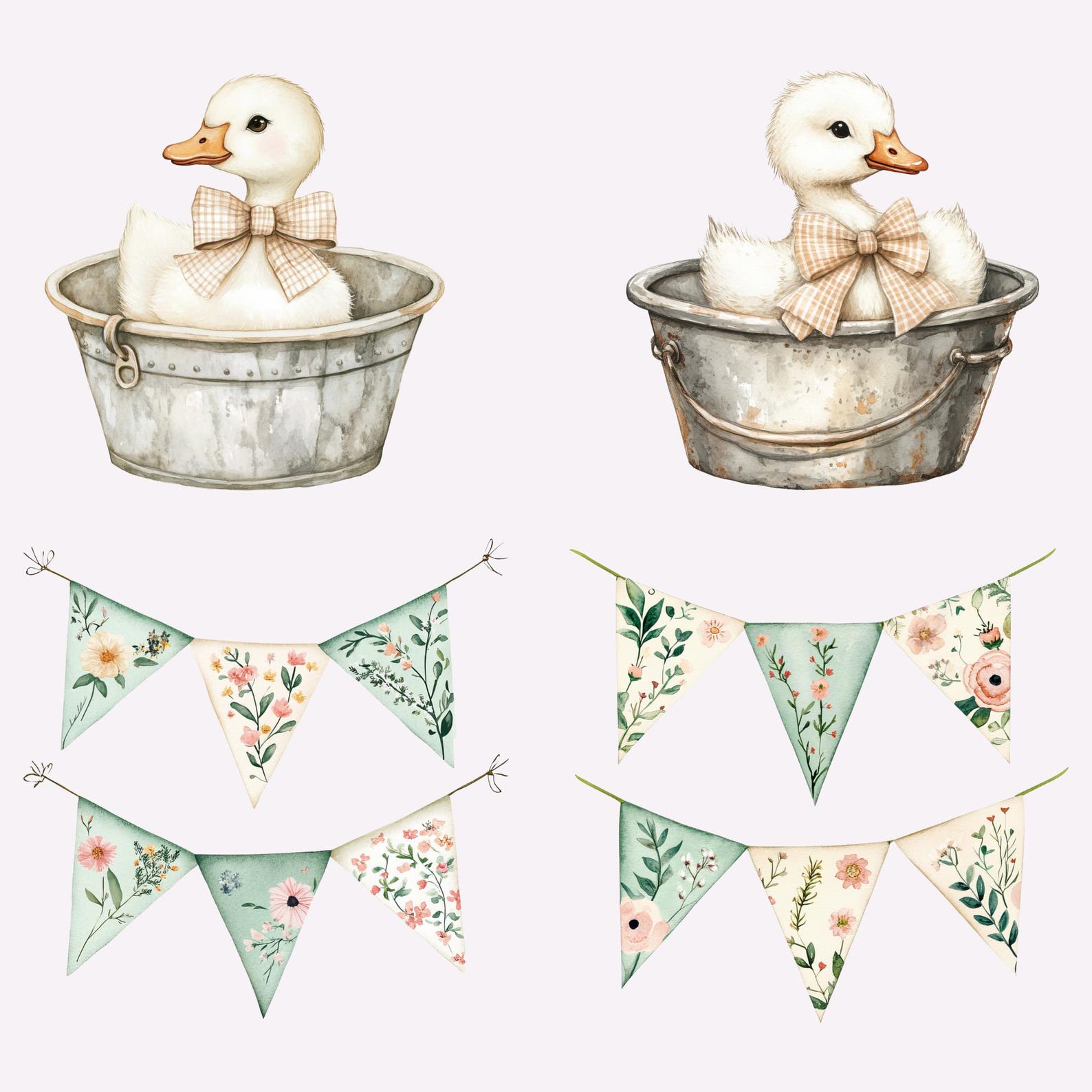 Silly Goose Clipart Goose Party Pngs Watercolor Birthday Baby Shower ...