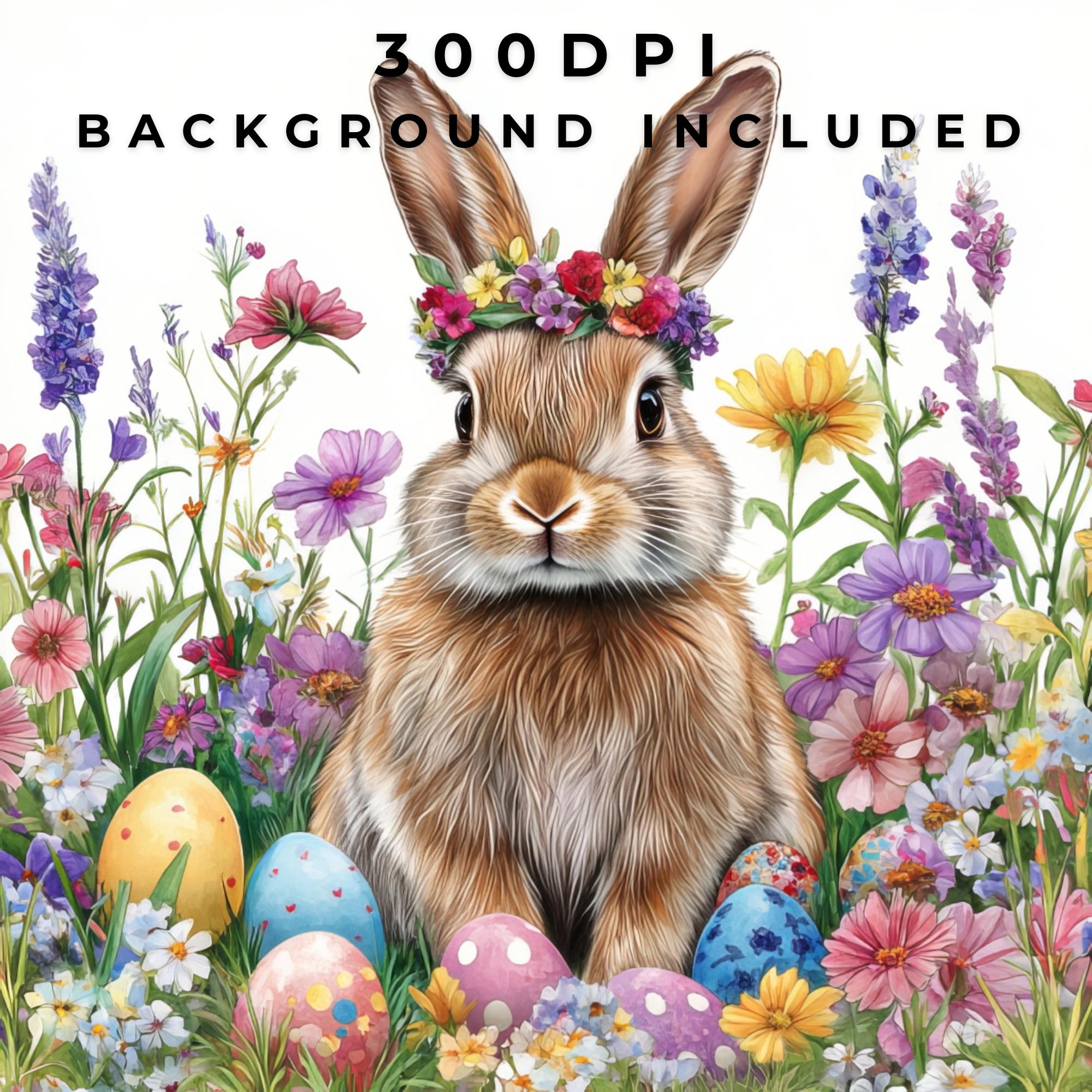 Easter Bunny Clipart Set Easter Clipart Bundle Easter Bunnies With ...