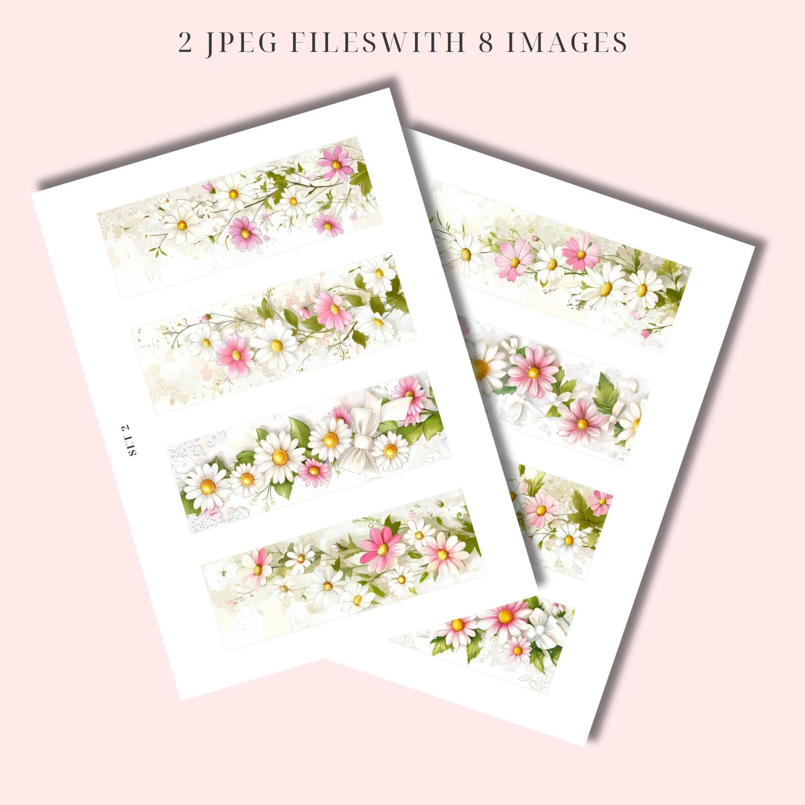 Botanical Printable Bookmarks Bookmarks Digital Download Neutral Floral ...