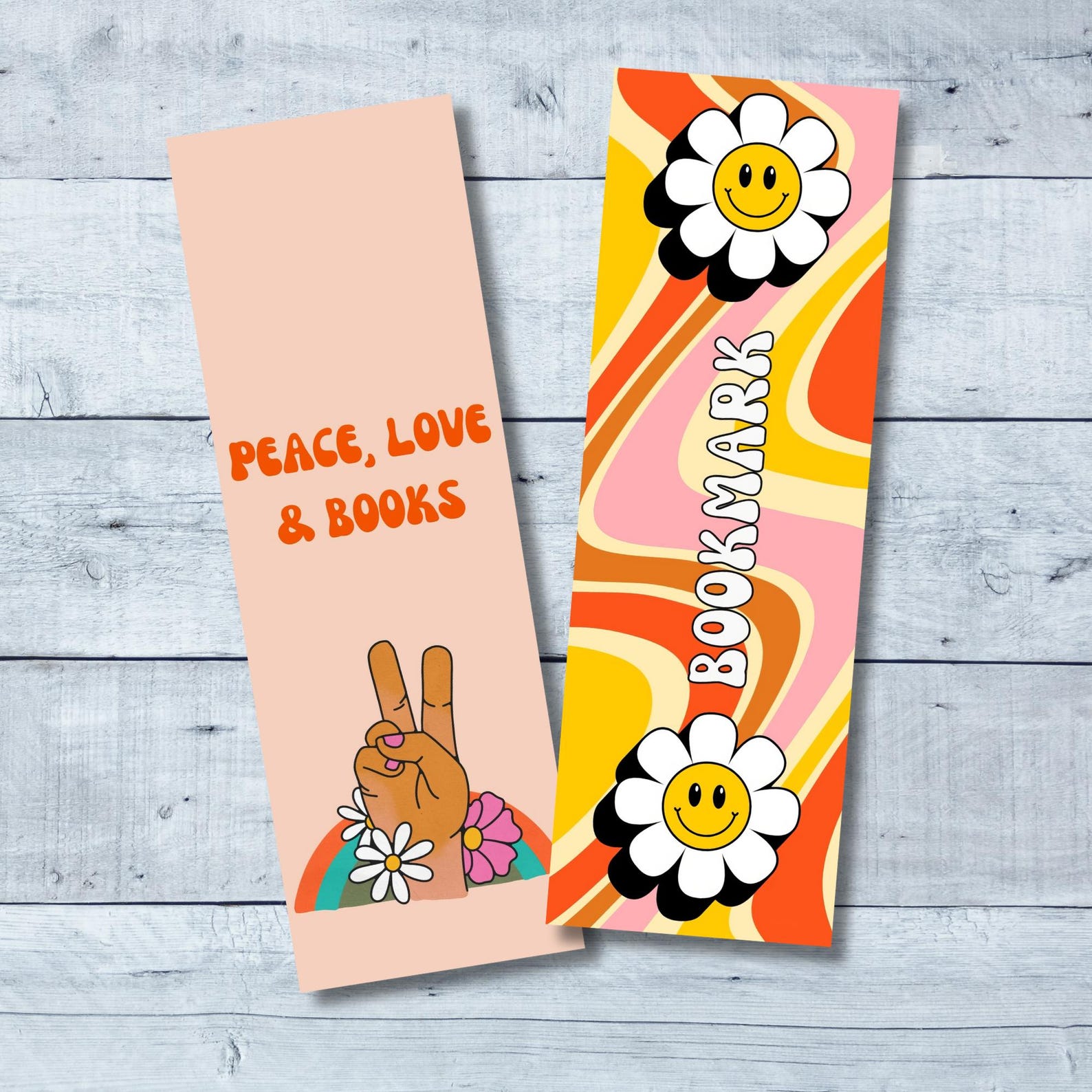 Printable Bookmark Bundle Retro Bookmarks Digital Download Printable ...
