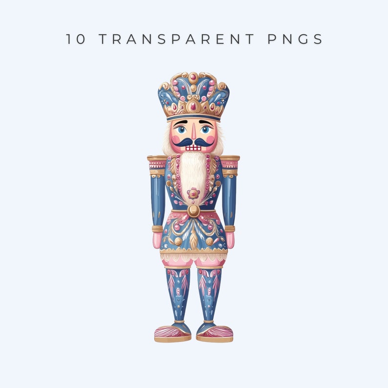 Christmas Nutcracker Clipart Pngs Watercolor Nutcracker Clipart ...