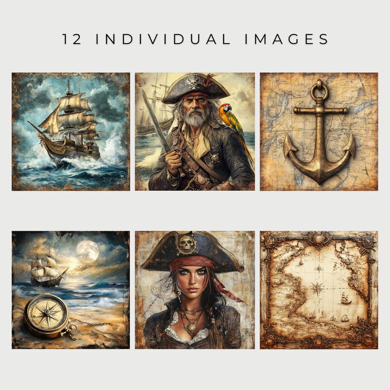 Treasure Island Digital Papers Treasure Island Scrapbook Papers ...