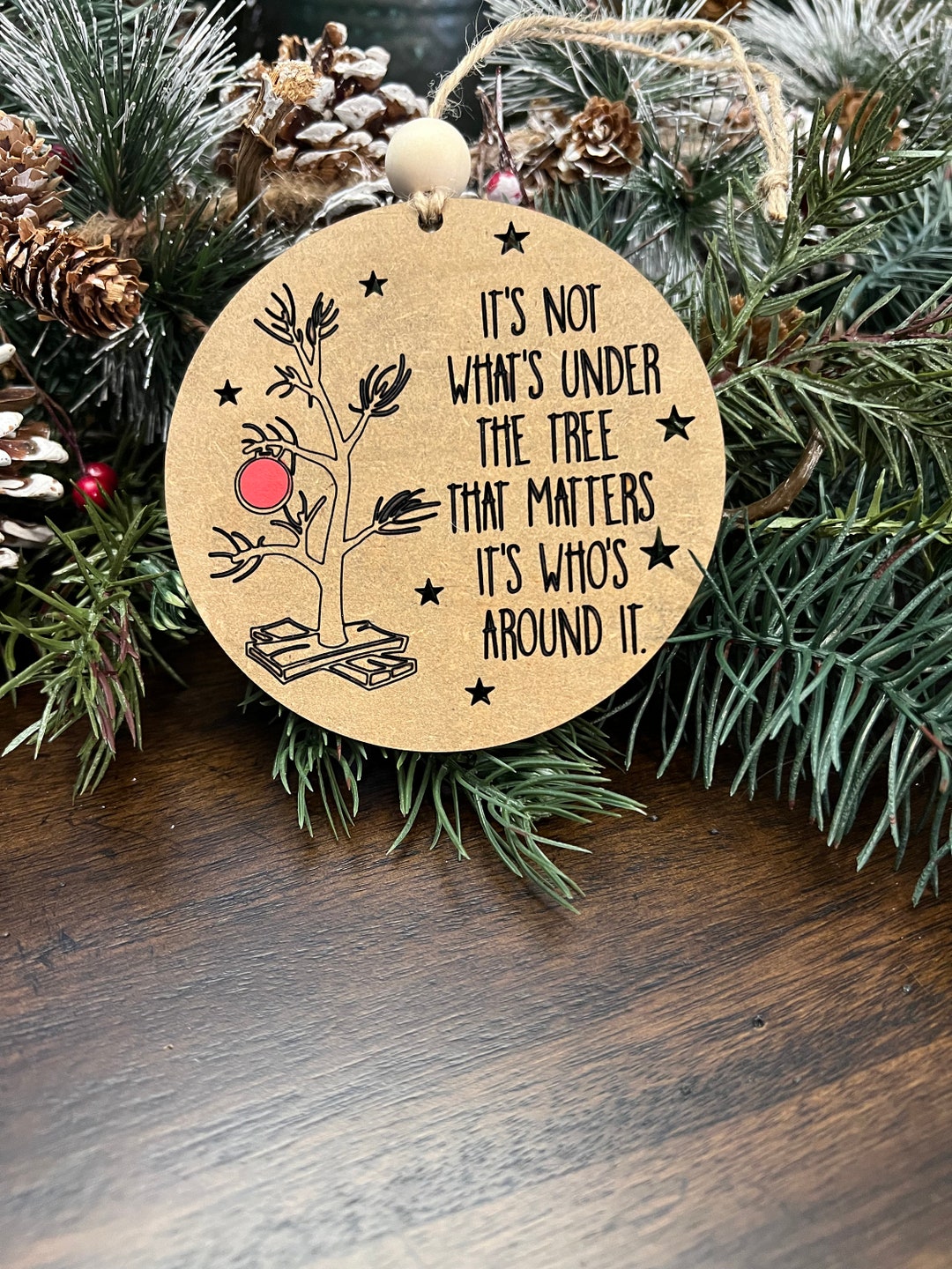 It's Not What's Under the Tree Ornament - Etsy