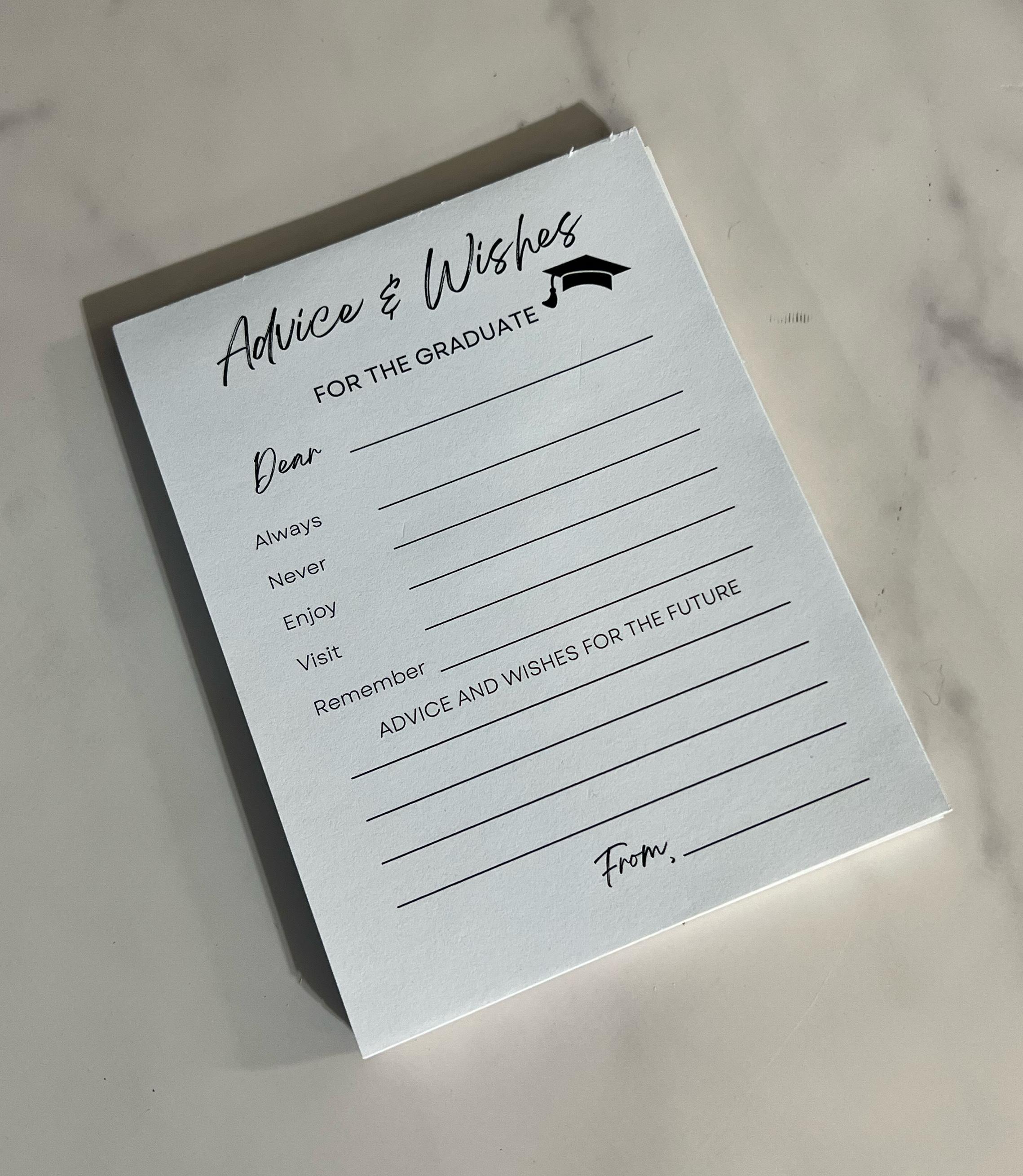 Graduation Wishes and Advice Jar - Etsy