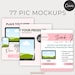 77 Social Media Mock Ups, Digital Product Shop Mockup, Advertise Etsy ...