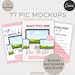 77 Social Media Mock Ups, Digital Product Shop Mockup, Advertise Etsy ...