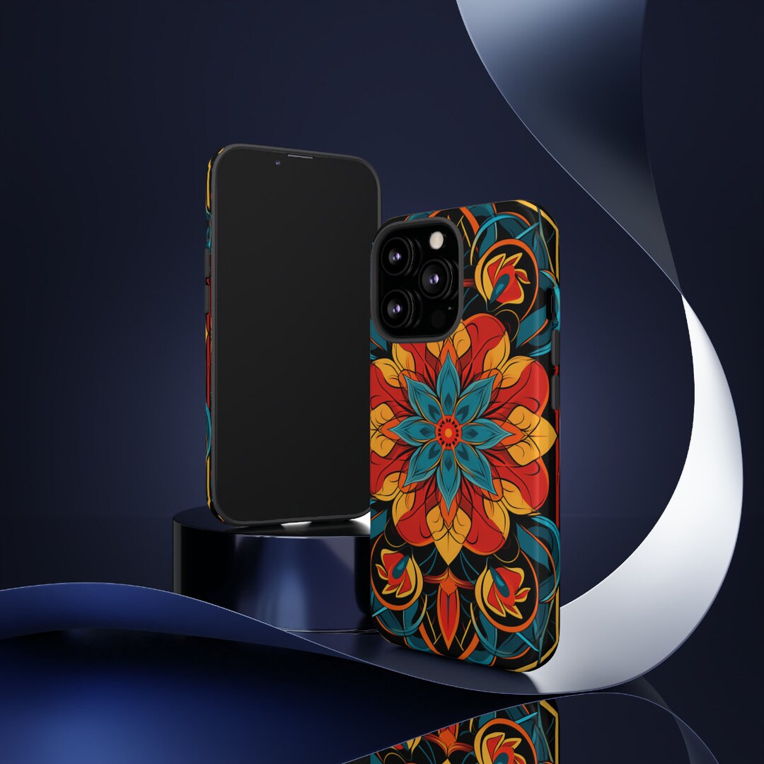 Vibrant Mandala Art With Floral Patterns and Geometric Shapes Phone ...