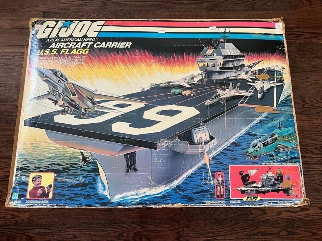 USS Flagg Aircraft Carrier W/ Box and Instructions - Etsy