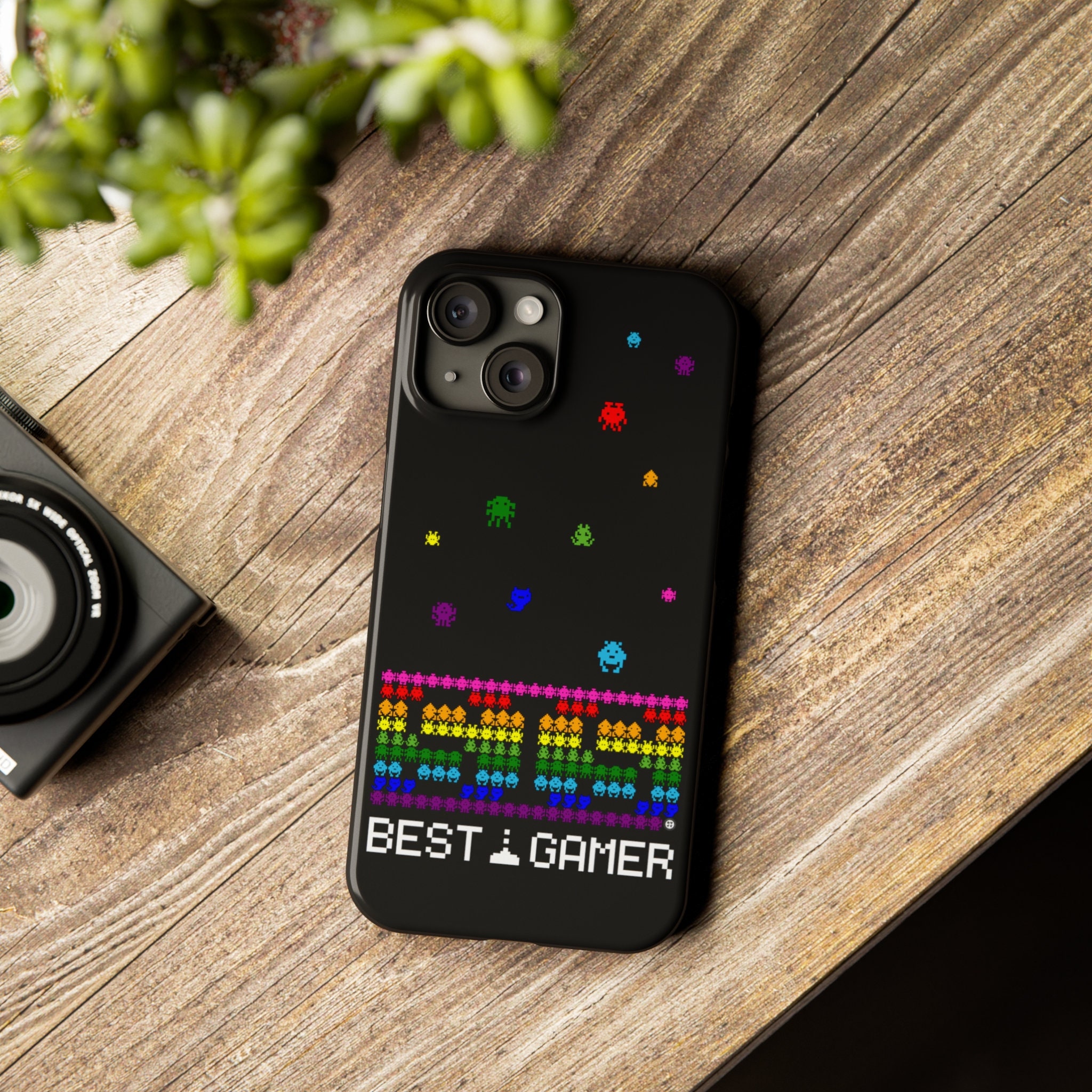 Space Invaders Phone Case for iPhone 80s Video Game Gift for Her Gaming ...