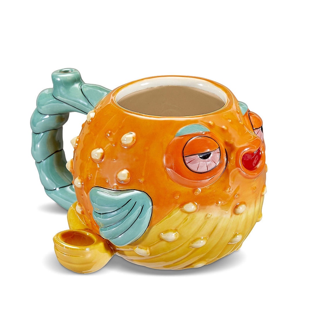 Pufferfish Mug Pipe - Etsy