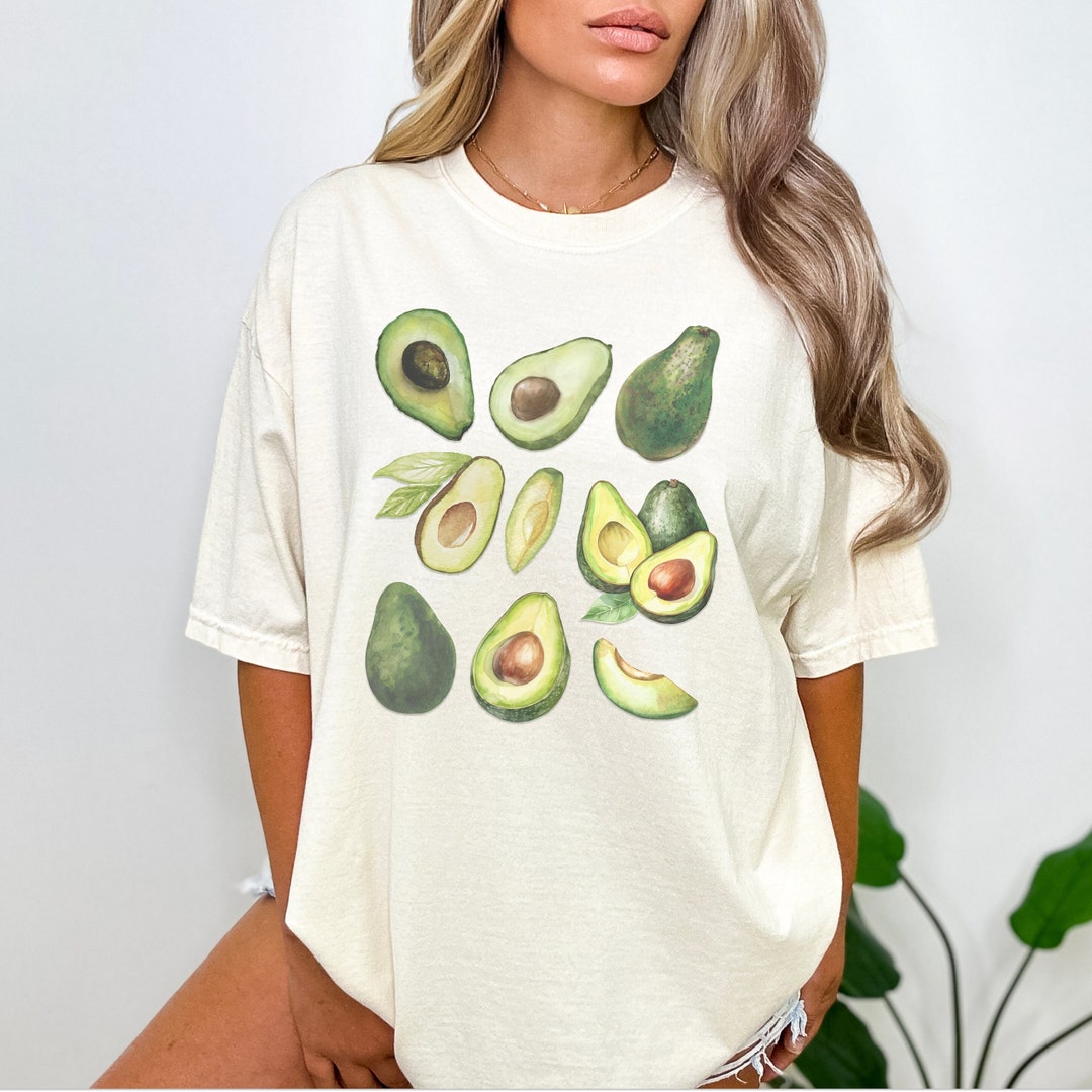 Avocado Shirt, Aesthetic Fruit Shirt, Avocados, Fruit Shirt, Vintage ...