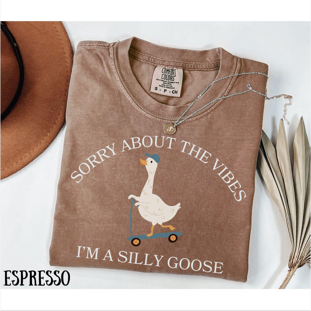 Silly Goose Shirt, Funny Goose Shirt, Meme Shirt, Mental Health Shirt ...