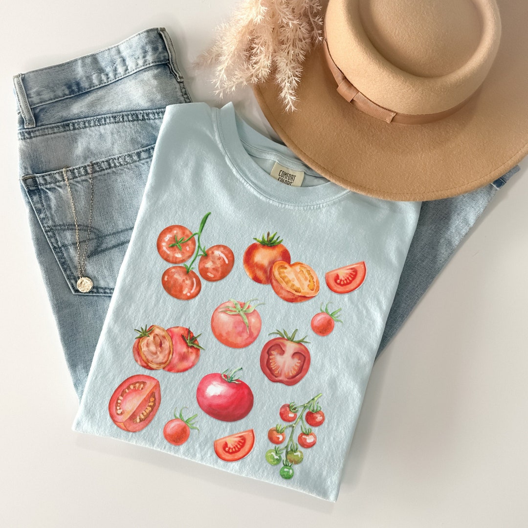 Tomato Shirt, Plant Lover Shirt, Tomato Tee, Vintage Graphic Tees ...