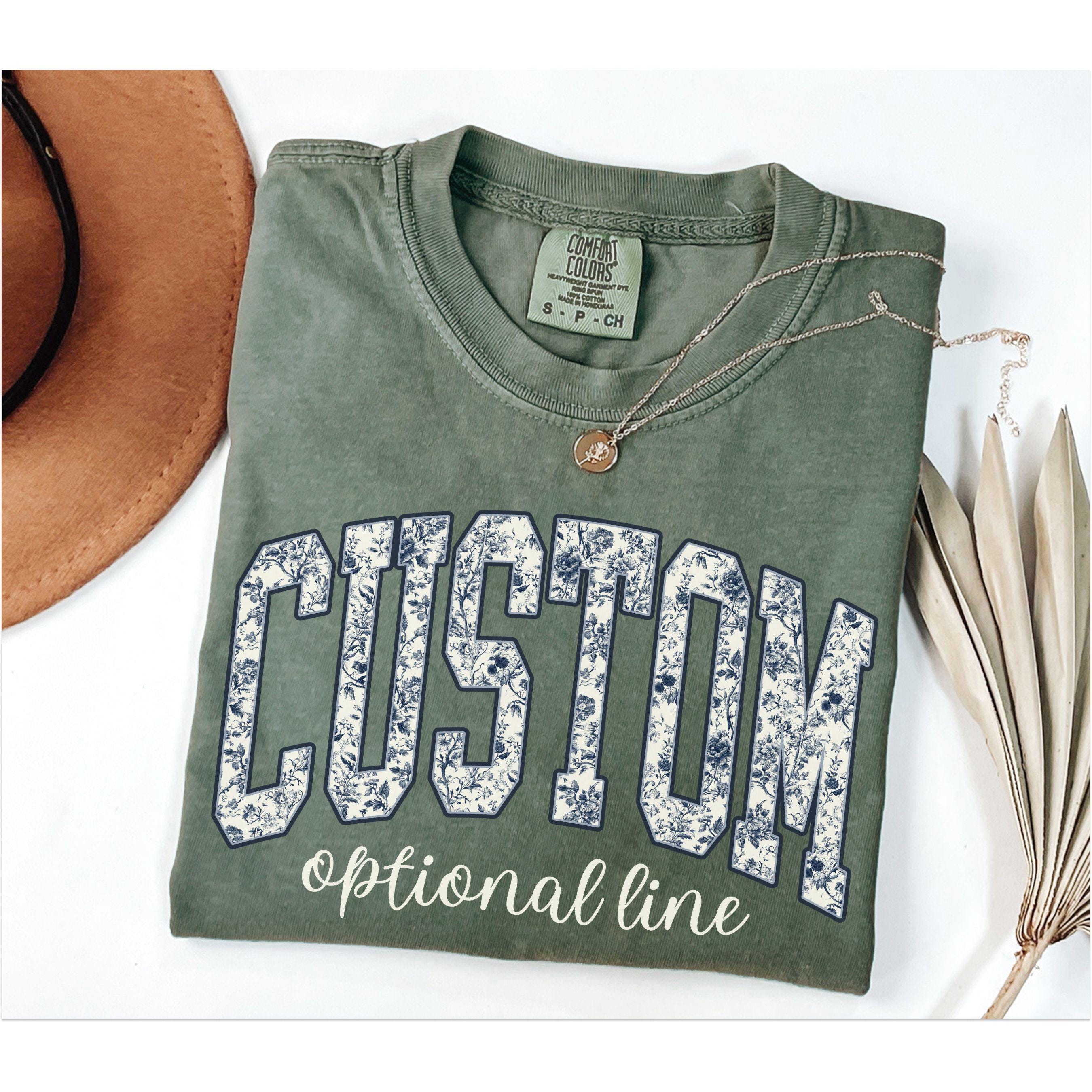 Custom Toile Shirt, Custom Comfort® Colors Shirt, Custom Shirt ...