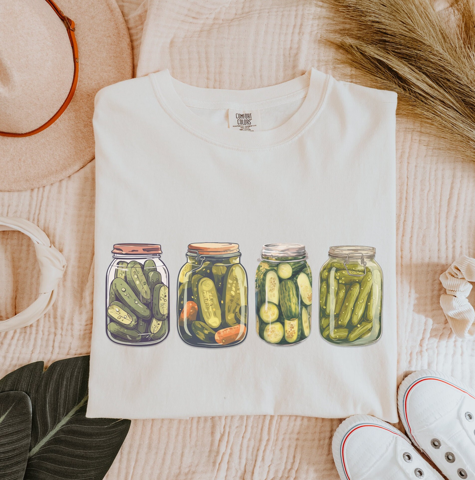 Vintage Canned Pickles Shirt, Pickle T-shirt, Pickle Jar Shirt, Canning ...