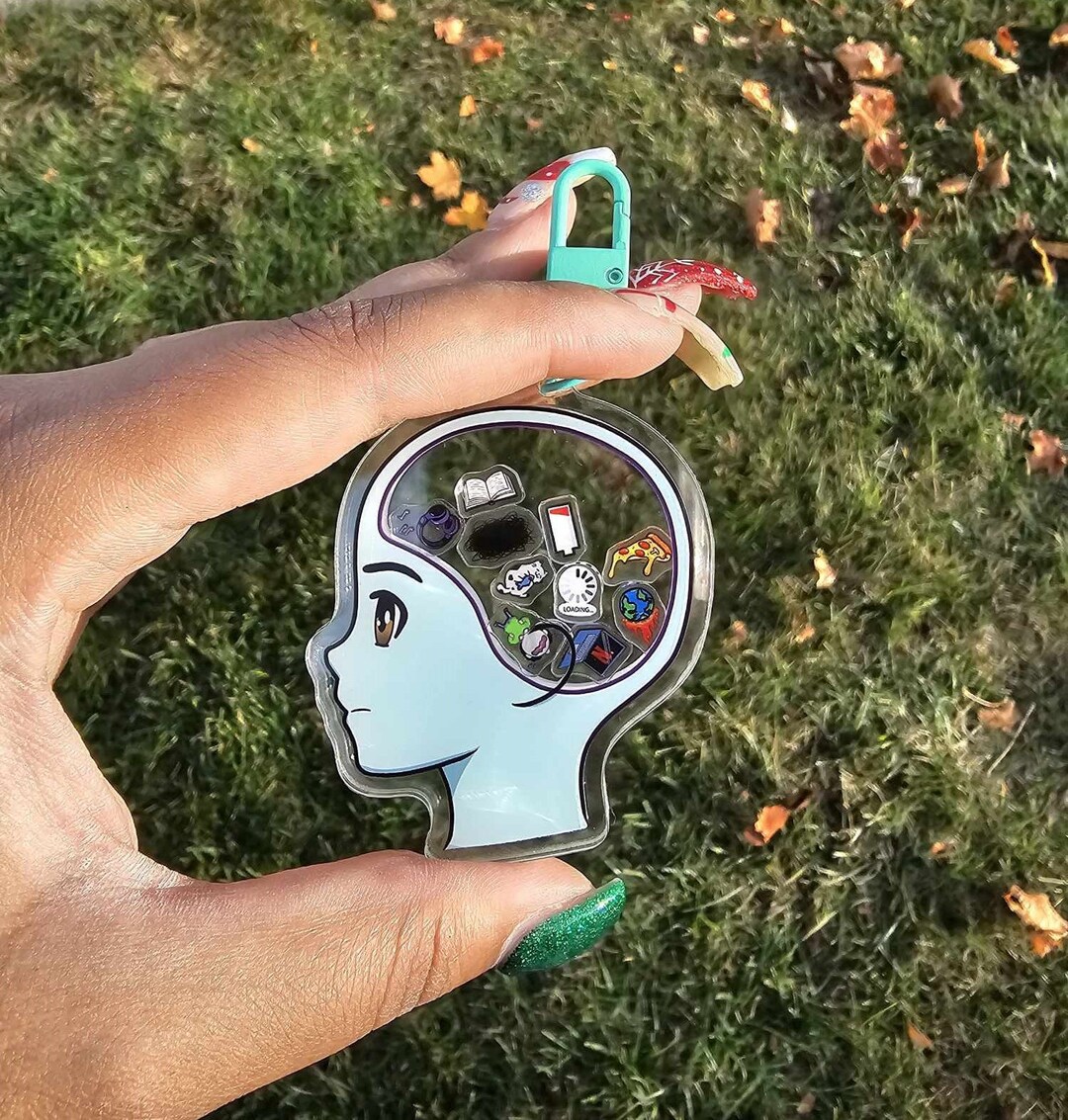 Just Introvert Things Shaker Keychain Kawaii Gift for Introverts - Etsy