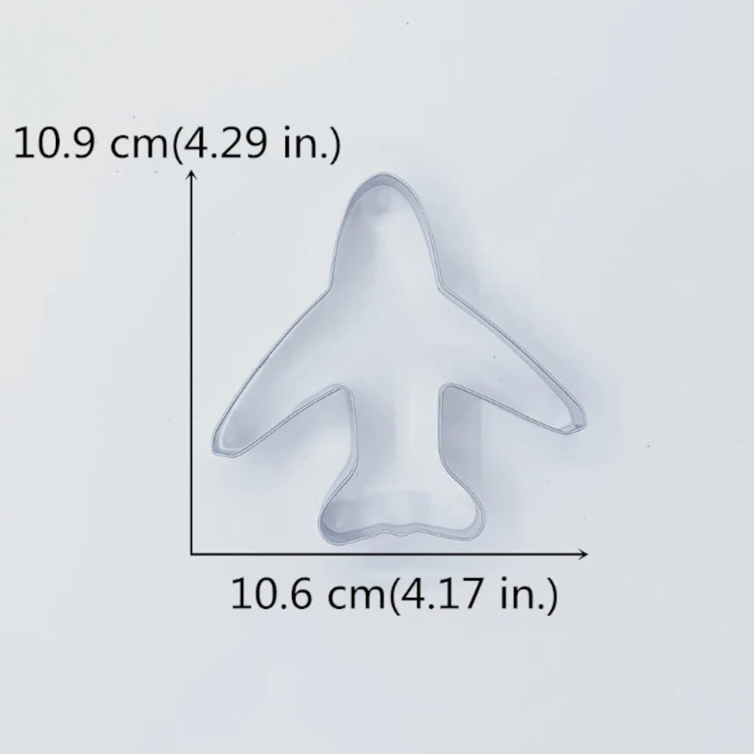 Airplane Cookie Cutter for Kids Transportation Biscuit Fondant - Etsy