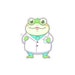 Scientist Fat Frog Sticker, Frog Lover Gift, Kawaii Frog Sticker ...