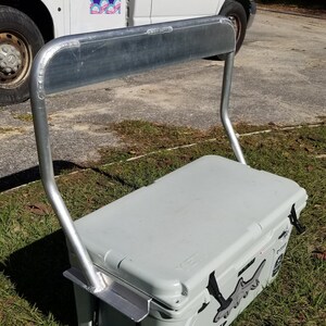Cooler Backrest Grab Bar Custom Built All Aluminum, Can Build for Yeti ...