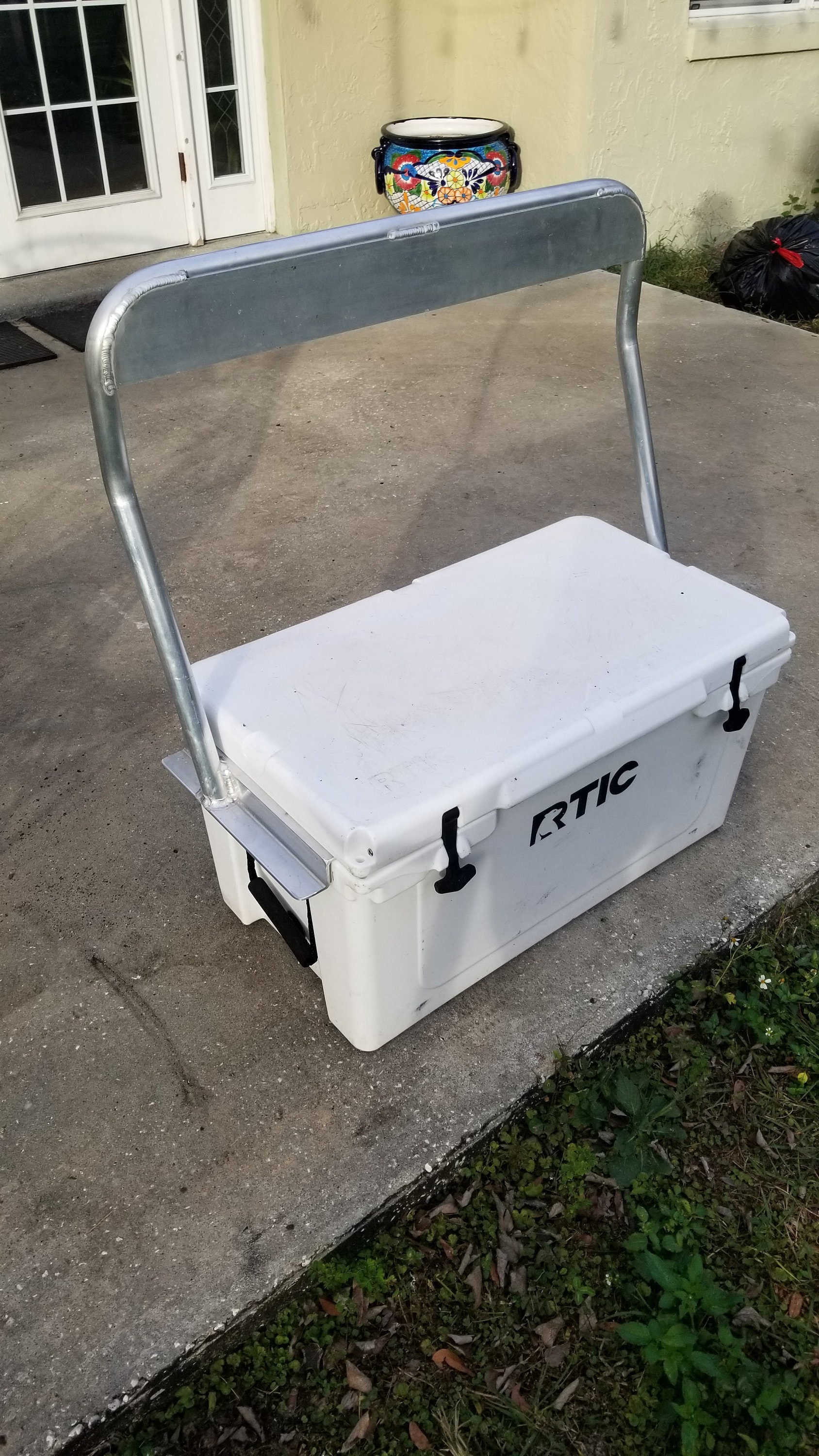 Cooler Backrest Grab Bar Custom Built All Aluminum, Can Build for Yeti ...