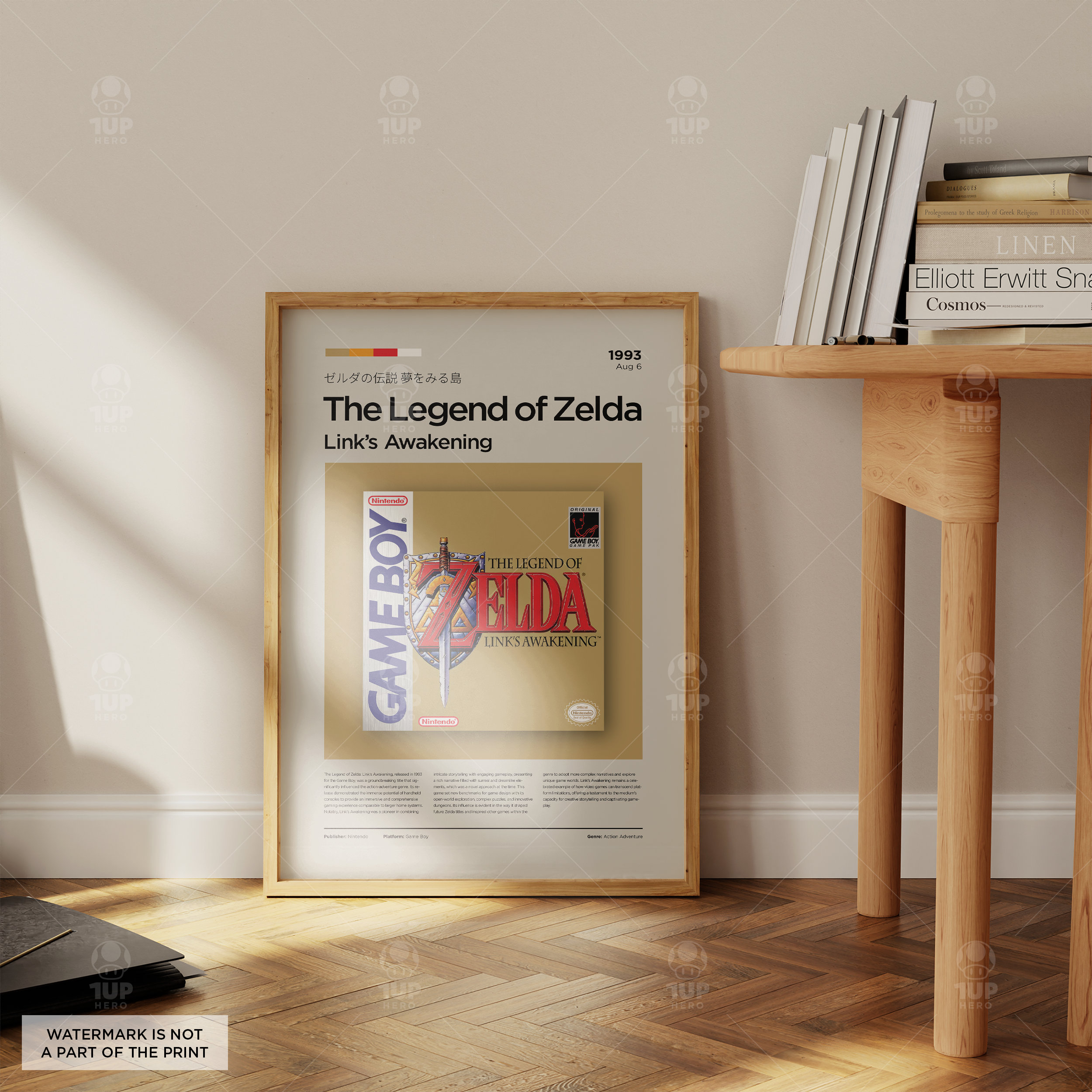 Zelda Poster, Game Boy Poster, Nintendo Poster, Links Awakening Poster ...