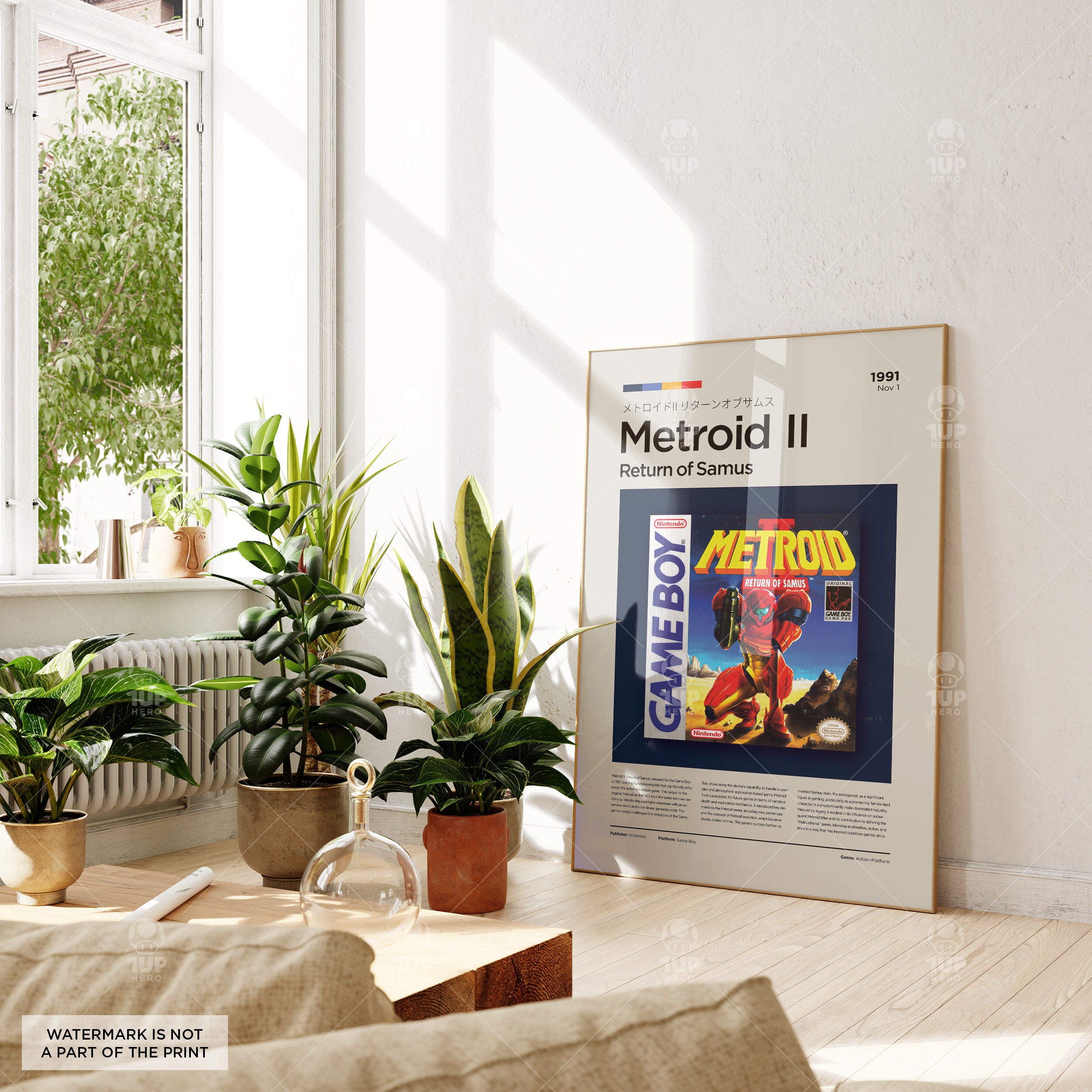 Metroid Poster, Game Boy Poster, Nintendo Poster, Samus Poster, Video ...