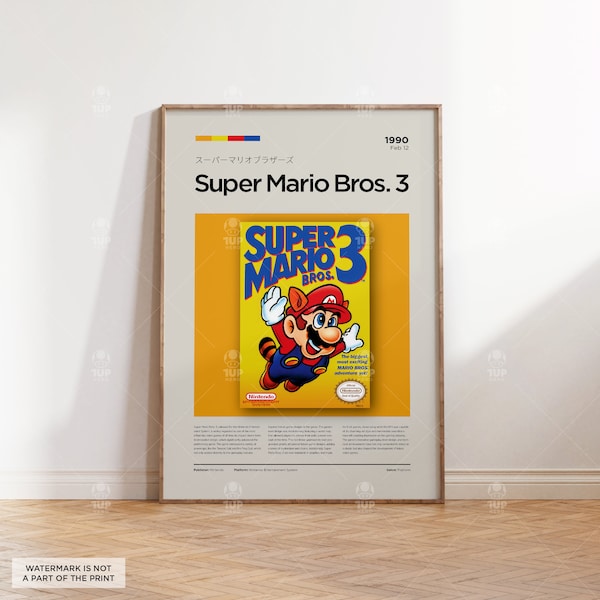 Super Mario Poster - Etsy