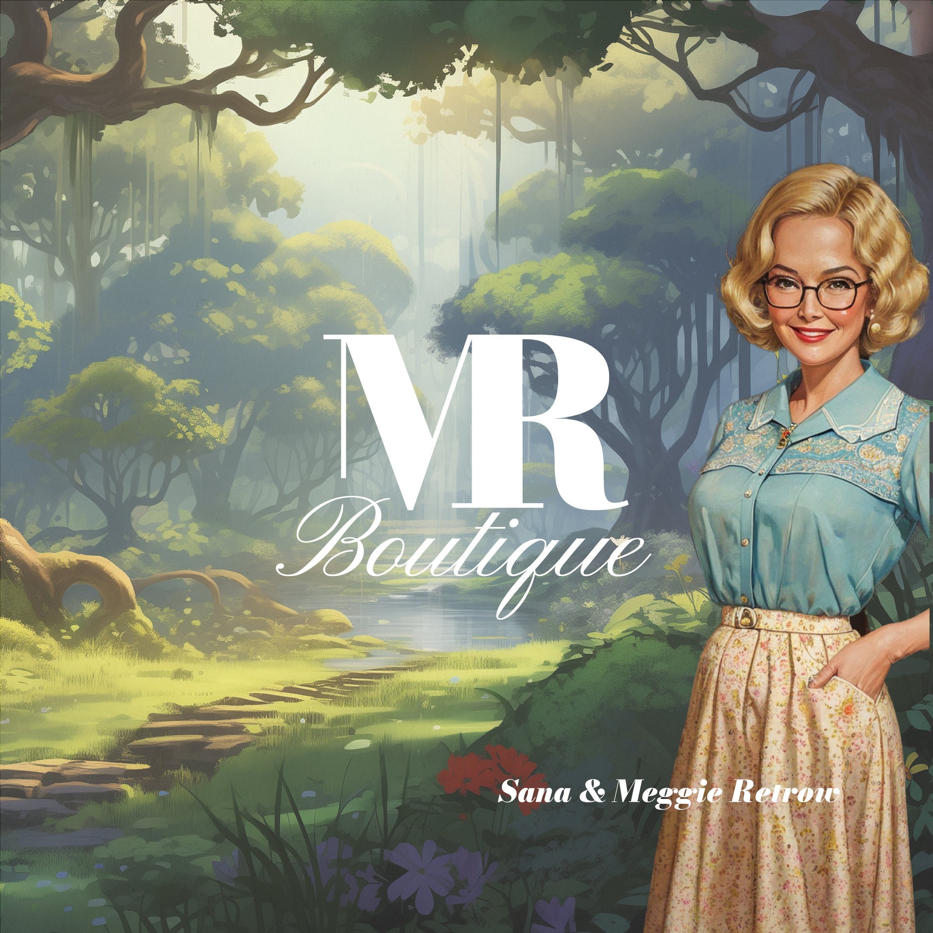 Susan Floral Movable Paper Doll, Articulated Grandma Figure, DIY Craft ...