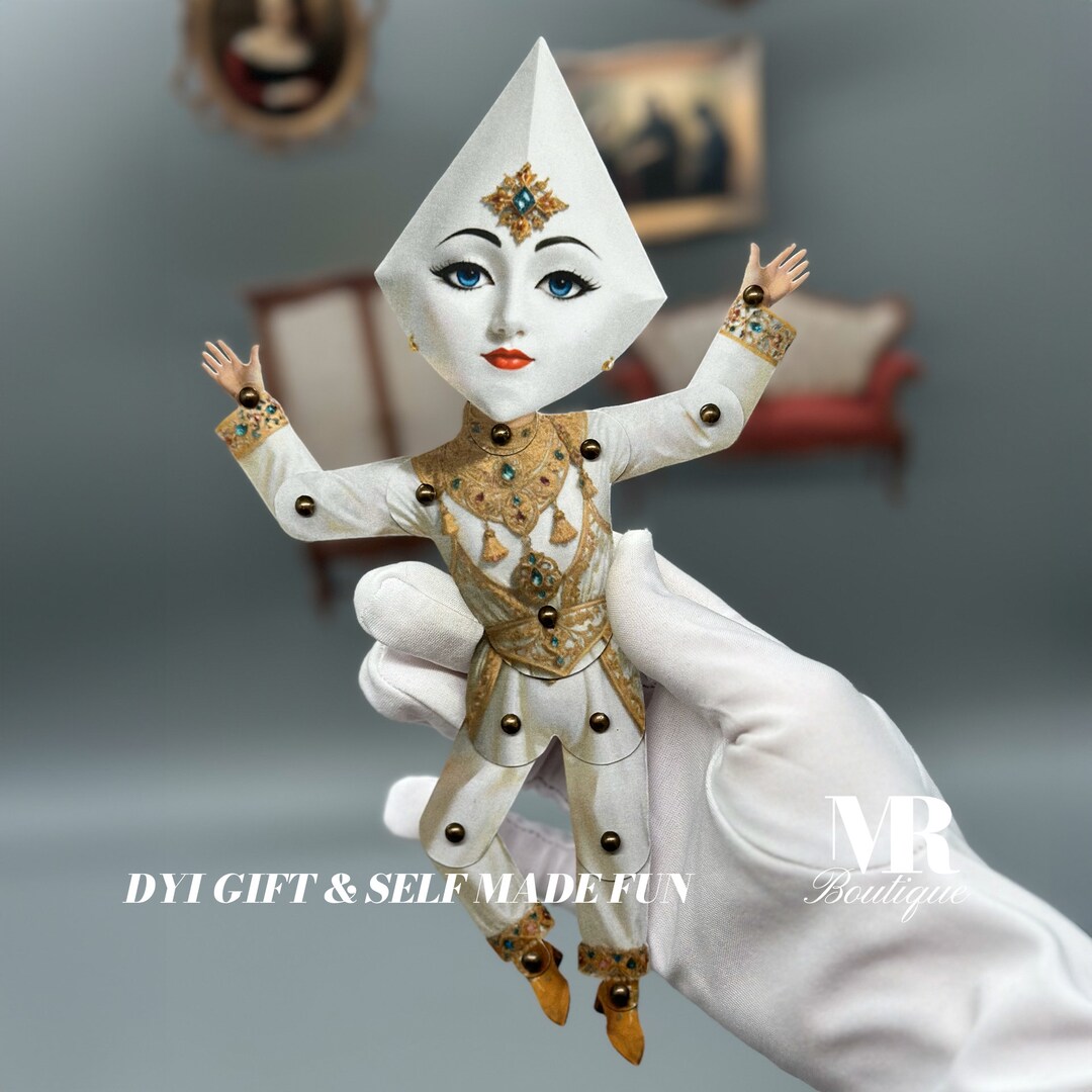 STELLA Starry Movable Paper Doll, DIY Kit, Articulated Craft, Space ...