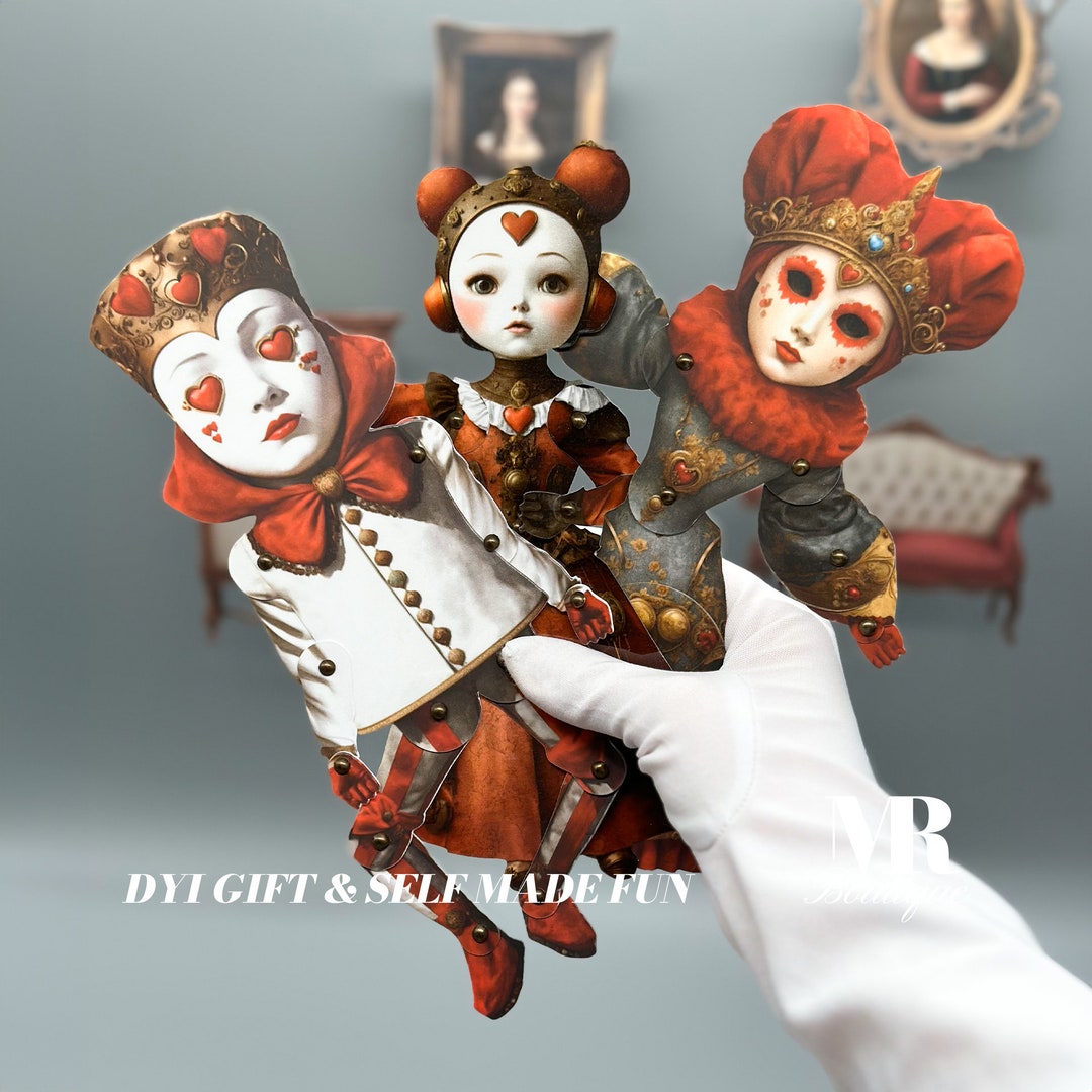 STEAM BUNDLE: Articulated Paper Doll Collection Royalty & Steampunk DIY ...