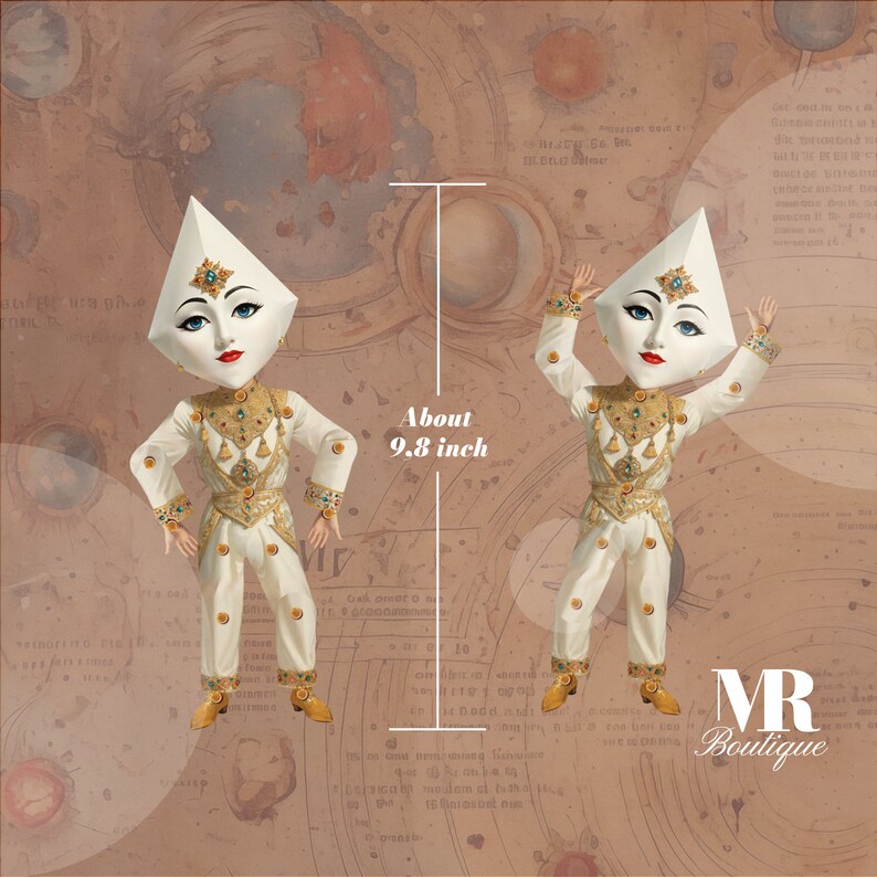 STELLA Starry Movable Paper Doll, DIY Kit, Articulated Craft, Space ...