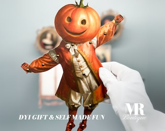 Radishelle Movable Paper Doll DIY Craft Kit, Fun Home Decor, Unique ...